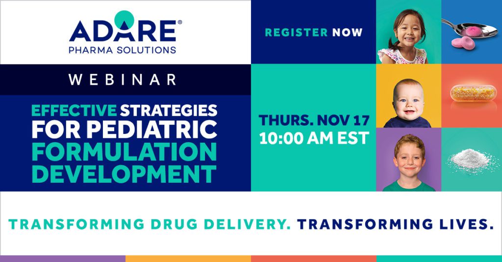 Effective Strategies for Pediatric Formulation Development - Adare ...